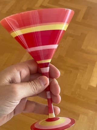 Bicchieri da cocktail in vetro