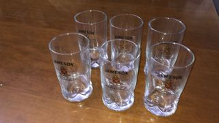 6 bicchieri da whiskey "Jameson"