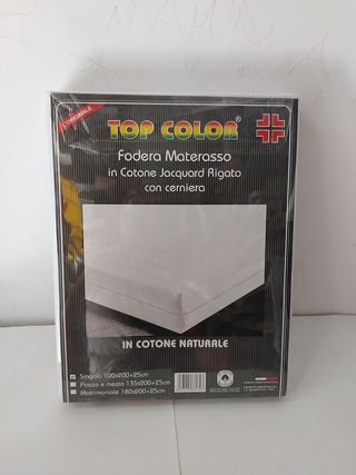Coprimaterasso con cerniera singolo