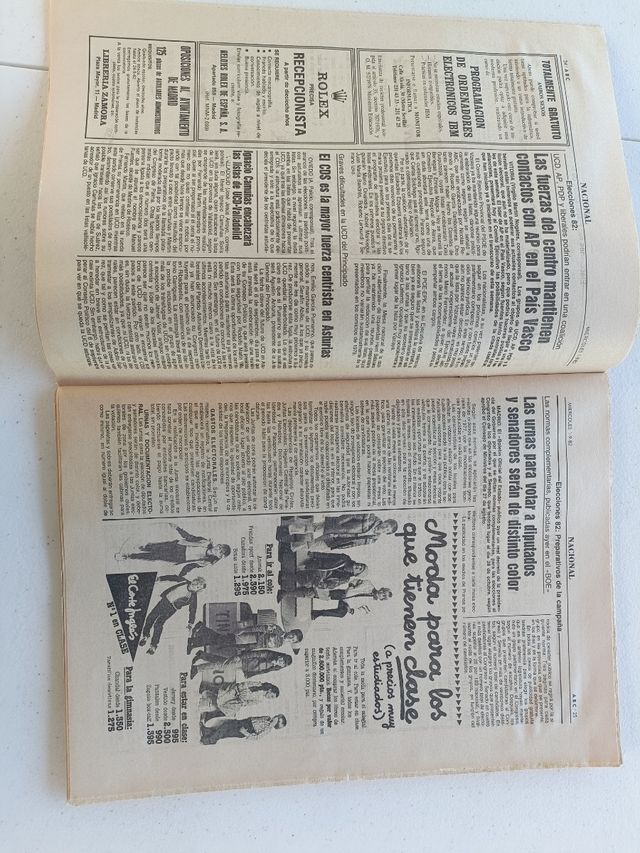 periódico ABC año 1982 de segunda mano por 25 EUR en Madrid en WALLAPOP