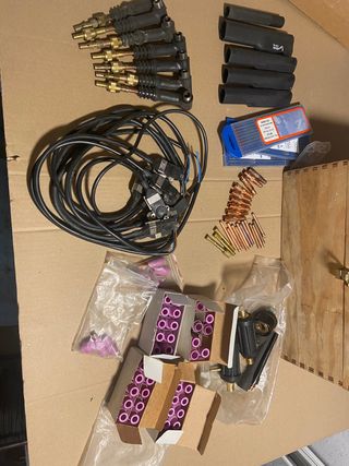 torce tig e materiale per saldature