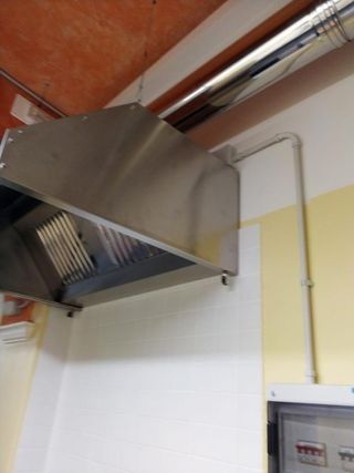 Cappa professionale in acciaio