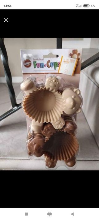 Stampi muffin orsetti Teddy bear