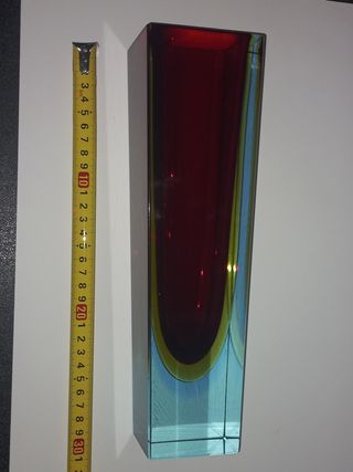 Vaso vintage in vetro di Murano sommerso