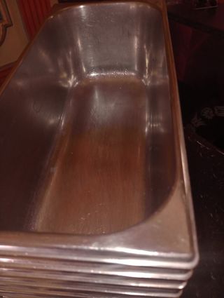 Vaschette In acciaio inox per gelato