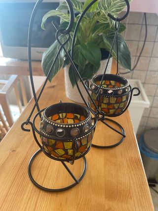 porta candele/lumini