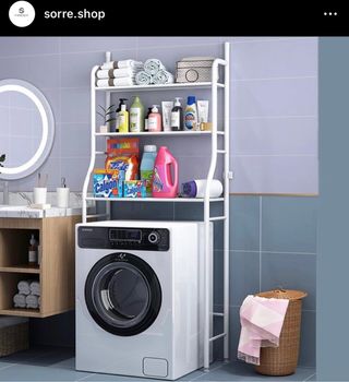 Toilet racket mobile bagno salvaspazio lavatrice