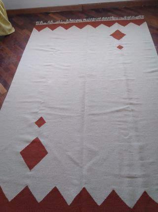 arredamento- Tappeto artigianale sardo- Pura lana