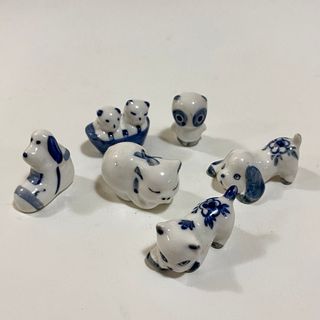 Set Cuccioli Animali Decorativi Soprammobili Cute