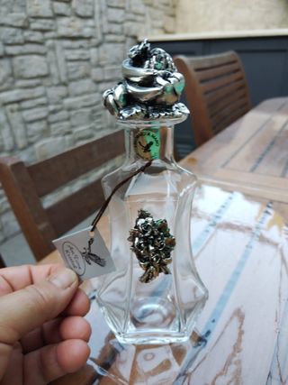 Piccola brocchetta cristallo e argento