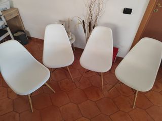 Sedie Eiffel con cuscini