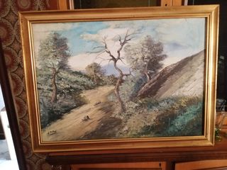 quadro firmato dipinto su tela