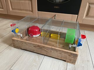 Gabbia per criceti con divisorio