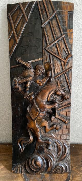 Relieve en madera de Don Quijote. de segunda mano por 120 EUR en Granada en WALLAPOP