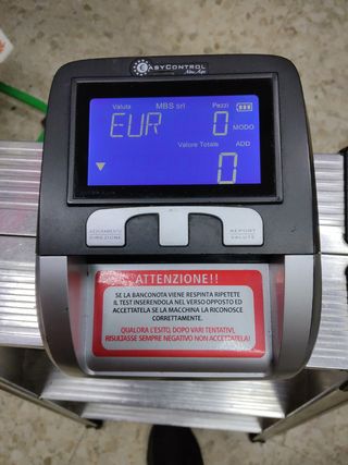 Lettore banconote contraffatte verifica e conta