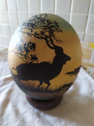 Uova di struzzo decorative