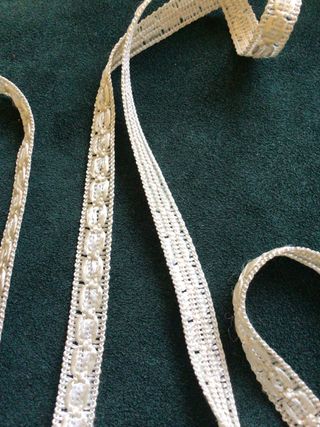 20 metri bordura con treccia bianca