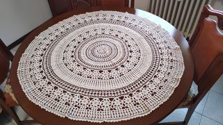 Tovaglia a Uncinetto Tonda