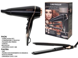 piastra per capelli più asciugacapelli