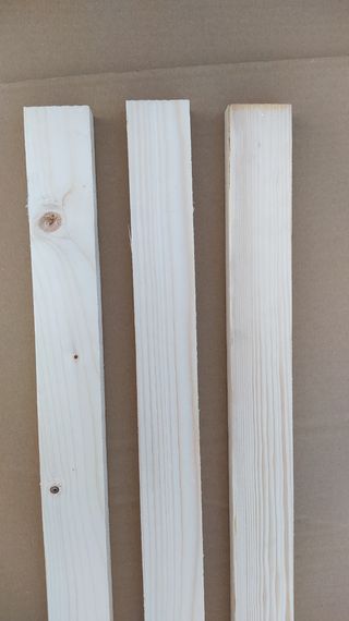 Listelli di abete piallate