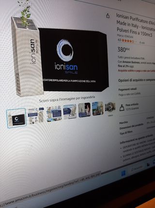 Purificatore d'aria ionizzatore