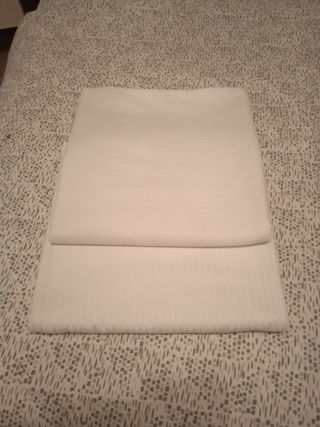 set lenzuola matrimoniale cotone bianco