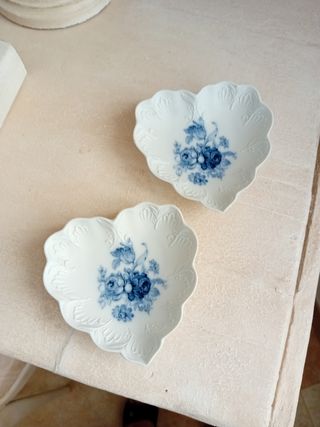 due Svuotatasche a forma di cuore 10 cm