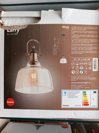 SOSPENSIONE CON VETRO CHAMPAGNE