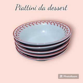 Piattini da dessert o frutta