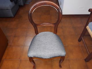 Sedie artigianali imbottite
