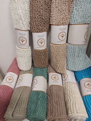 Tappeto bagno ciniglia cotone morbido