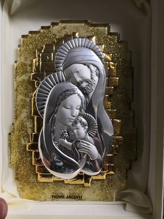 Quadretto sacro "PIENNE argenti"