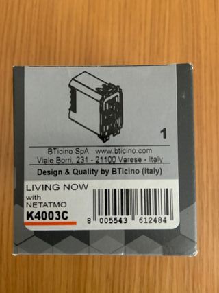 Deviatore Connesso Bticino K4003C