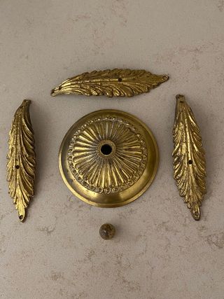 Petali ottone lampada