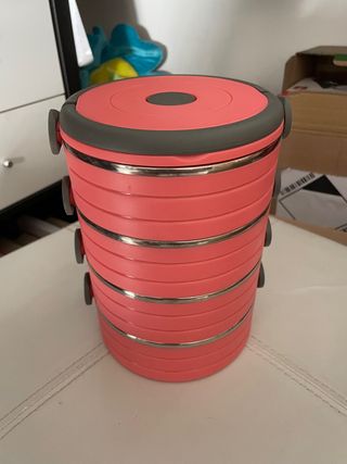 Thermos inpilabile con 4 scomparti