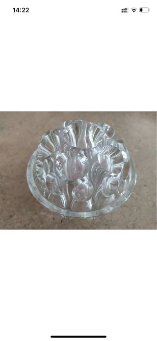 Vaso Cristallo porta boccioli anni 70