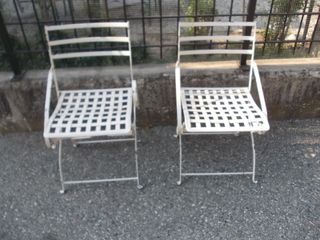 SEDIE DA GIARDINO VINTAGE