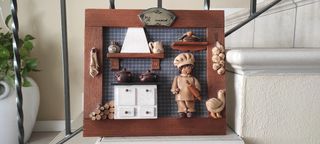 Quadro 3d in pasta di sale