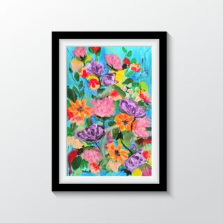 Cuadro floral/Quadro floral/abstracto