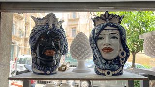 Ceramica di Caltagirone "Teste di Moro"