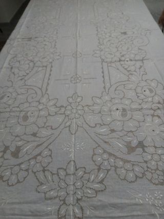 Tovagliax12 sfilato a mano