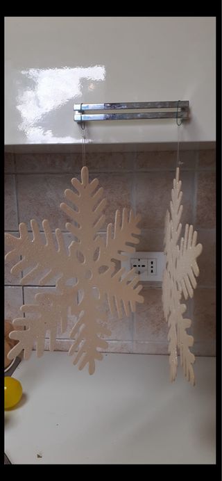 Fiocchi di neve decorativi nuovi grandi