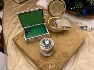 TRIS ACCENDISIGARI PORTACENERE PORTASIGARETTE