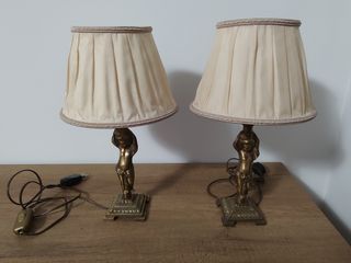 coppia abat-jour vintage