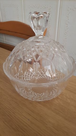 porta bonbon in cristallo