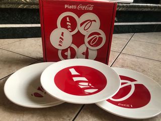 Set 6 piatti Coca-cola