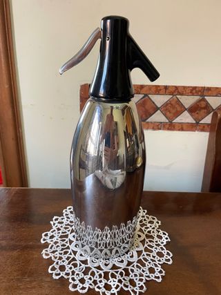 Sifone vintage saccab Milano acciaio modello asti