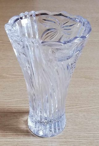 Vaso cristallo portafiori o centrotavola alto cm20