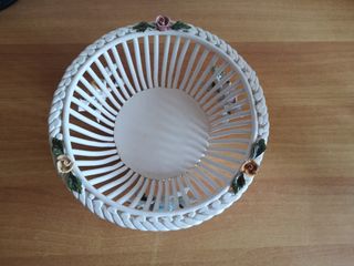 cestino portafrutta in ceramica