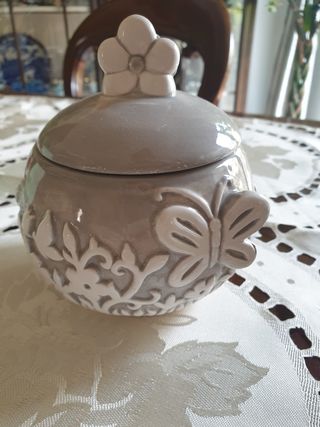 Zuccheriera porta bon bon creta